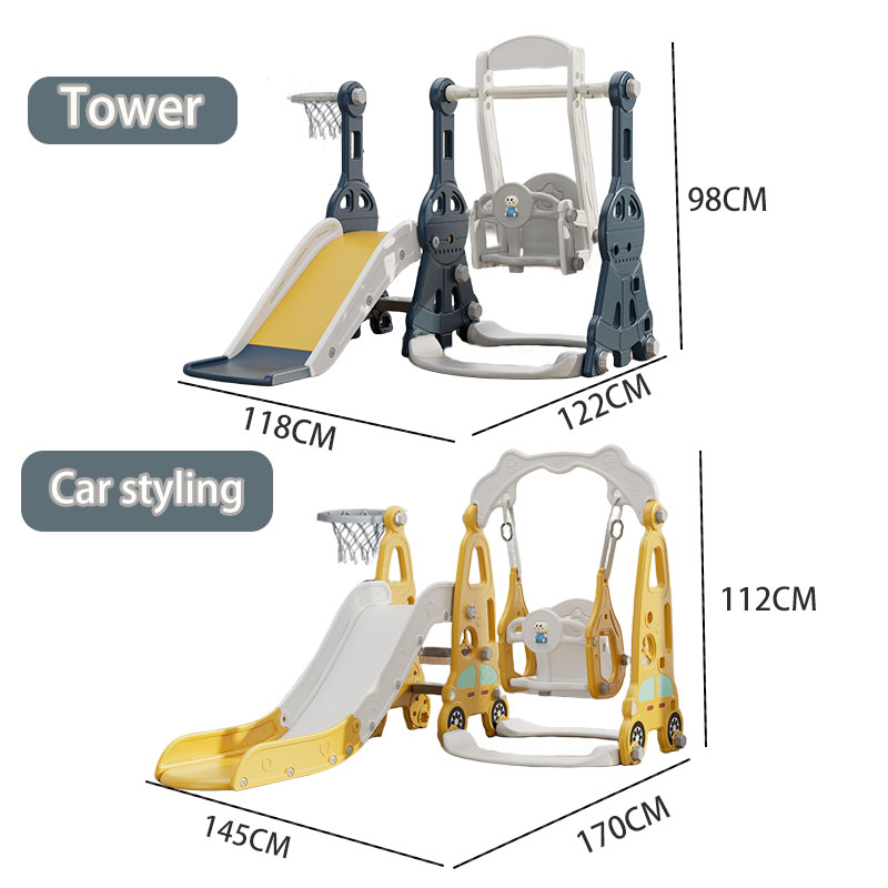 [Warranty] Slide for kids Indoor Use Playground Slide Swing Slide and ...