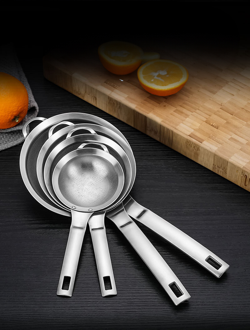 Multipurpose 304 Stainless Steel Fine Mesh Food Strainer, Durable ...