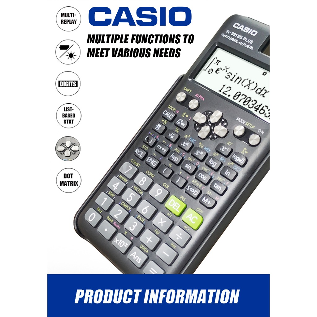 Scientific Calculator FX-991EX FX-991ES Plus Calculator New Edition ...