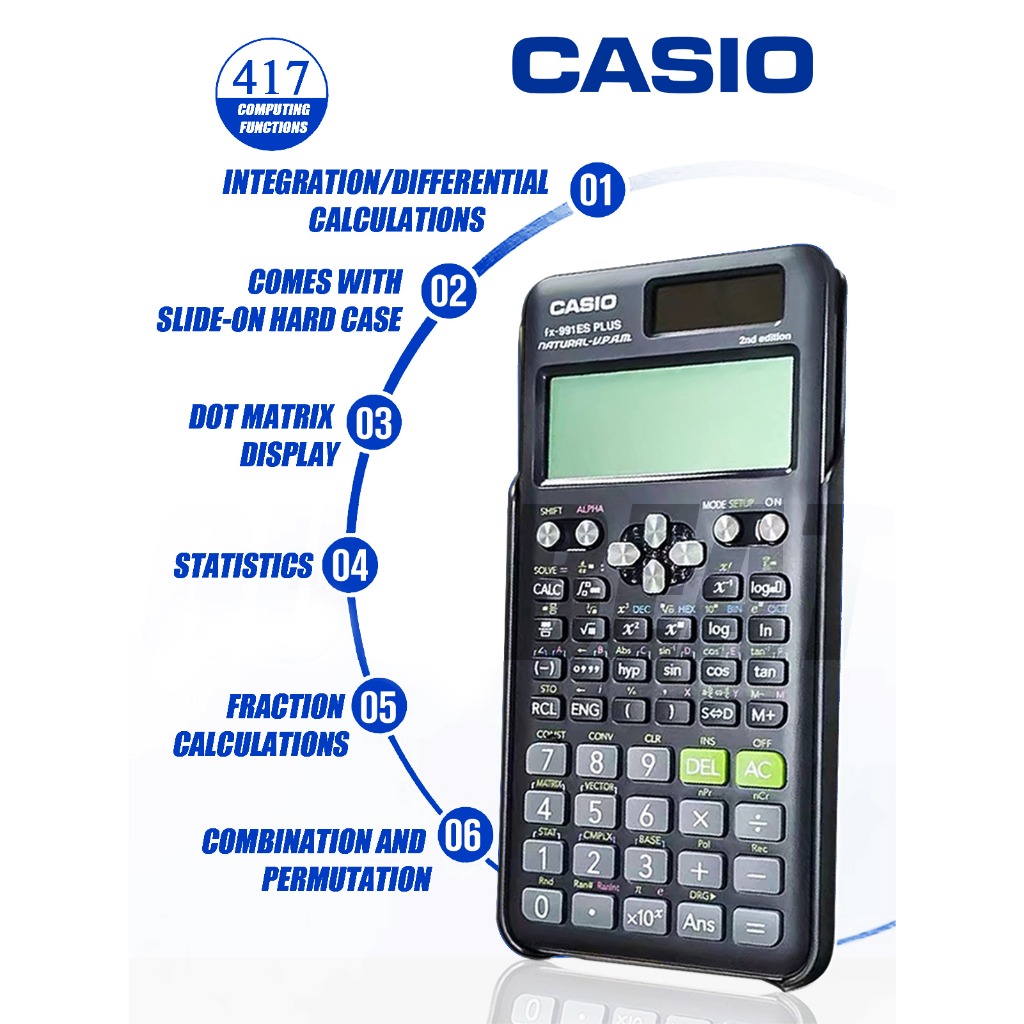Scientific Calculator FX-991EX FX-991ES Plus Calculator New Edition ...
