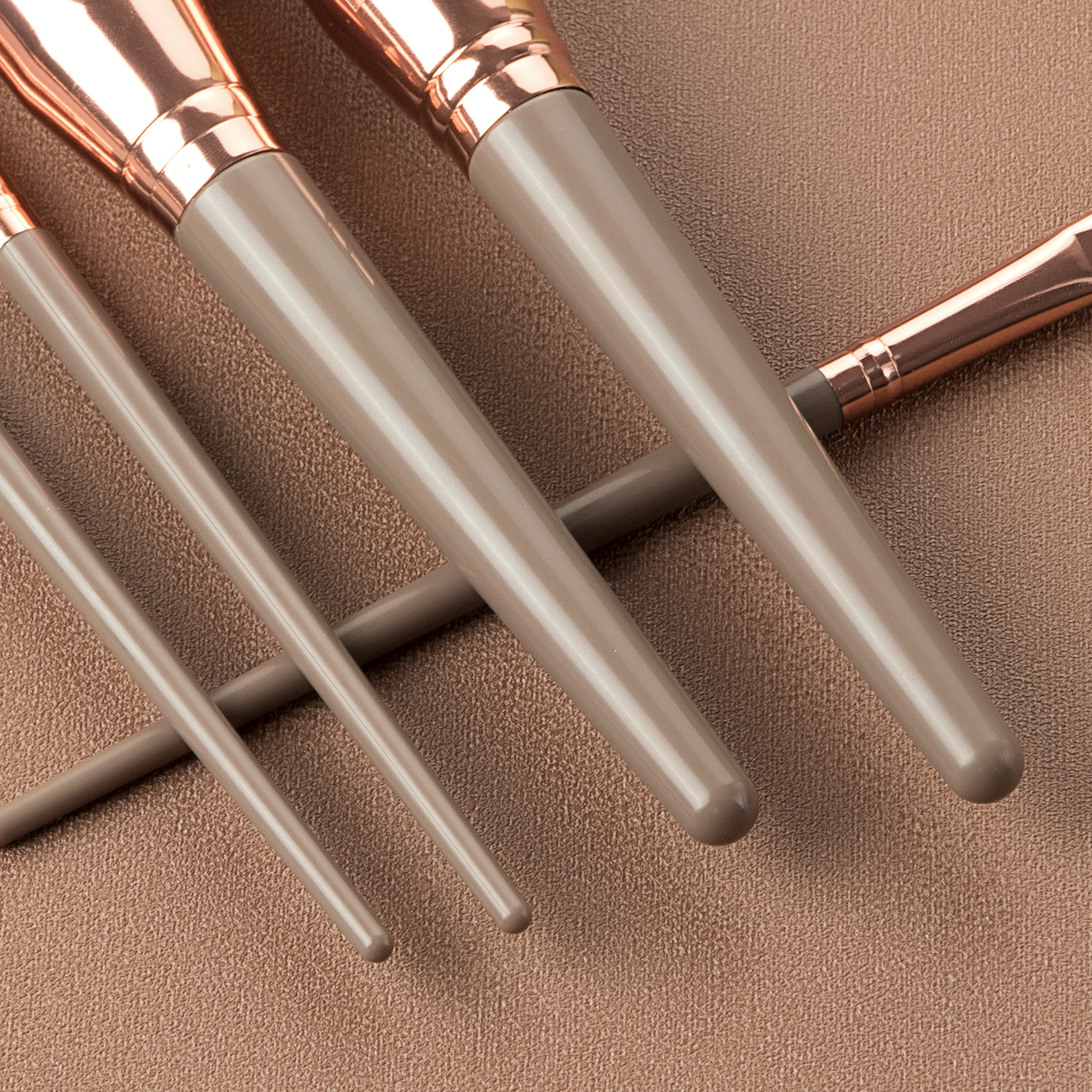 10 Pcs Brown Oversized Makeup Brush Set Makeup Tools Include Blush ...