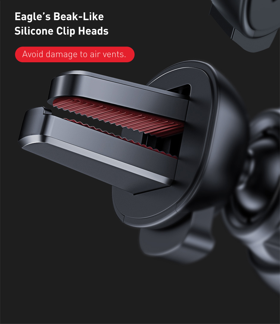 Baseus Car Phone Holder Auto Clamping Gravity Air Vent Car Phone Mount ...