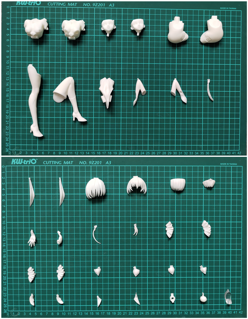 Resin Figure Kit Mizuki yukikaze Taimanin Unpainted Garage Resin Kit ...