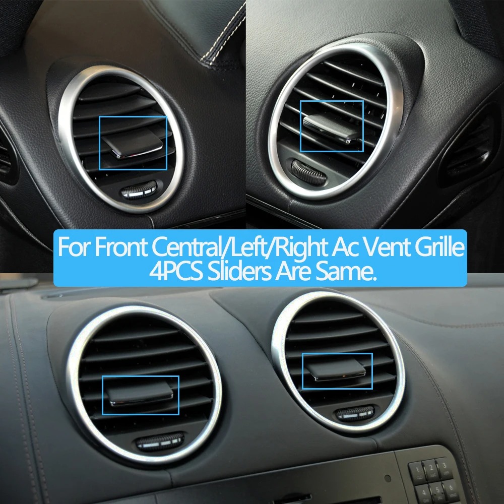 Car Front Rear Air Conditioning AC Vent Outlet Tab Clip Repair Kit For ...