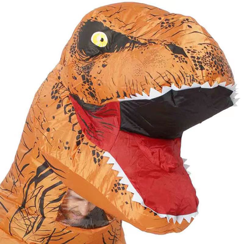 Halloween Cosplay T-Rex Jurassic Fancy Costume Inflatable Dinosaur ...