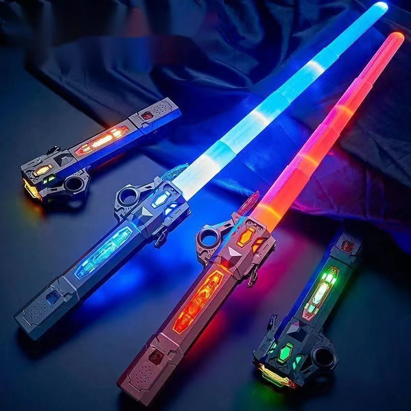 Laser Double Sword Toy Star Wars Lightsaber Sound Effect Flash Stick ...