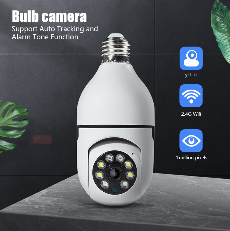 ICAM365 1080P Bulb Security Camera Wifi Wireless Smart Home ...