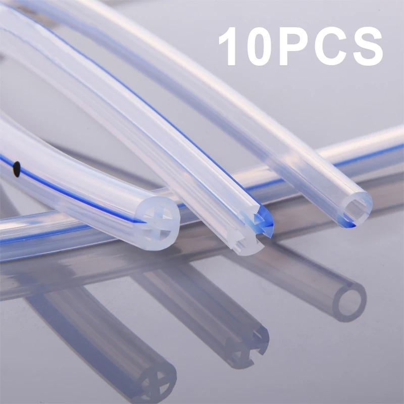 Canack 10pcs catheter 100% Medical Silicone Round Channel Fluted Drains ...
