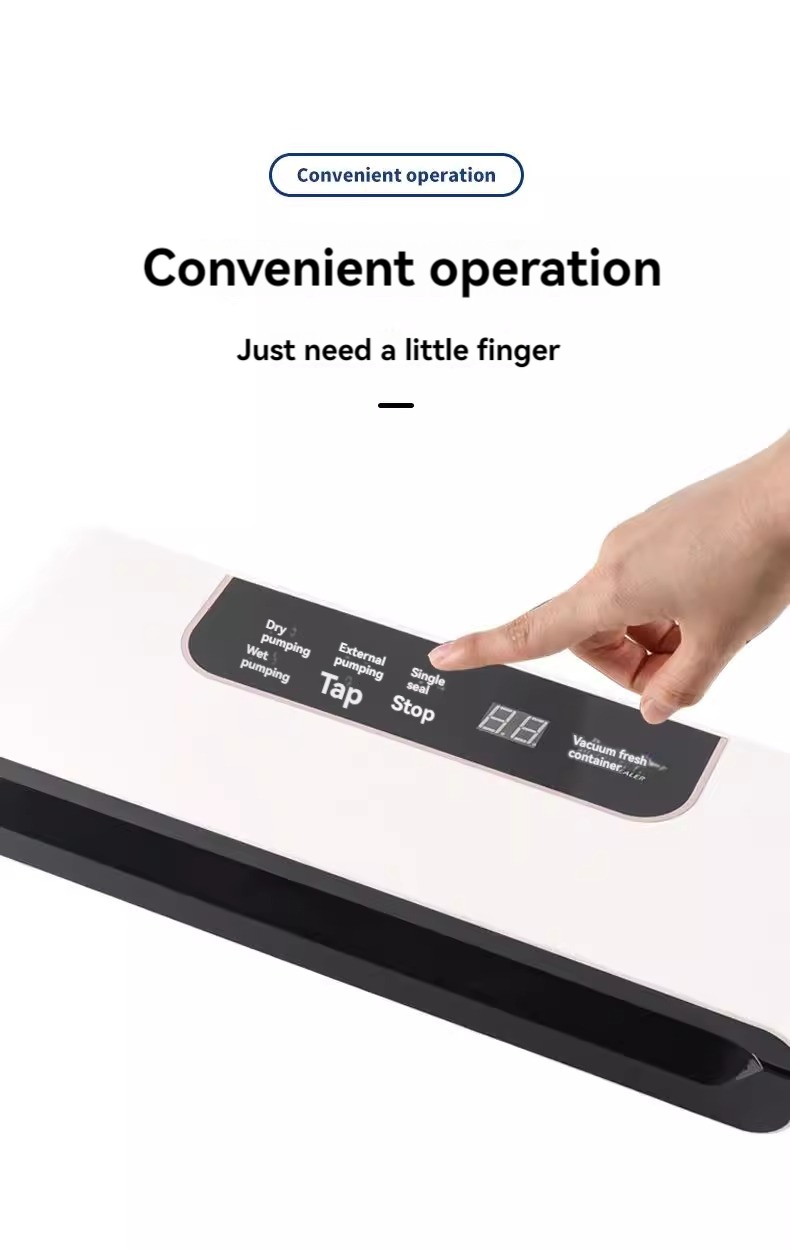 Household food vacuum packaging machine compression sealing machine ...