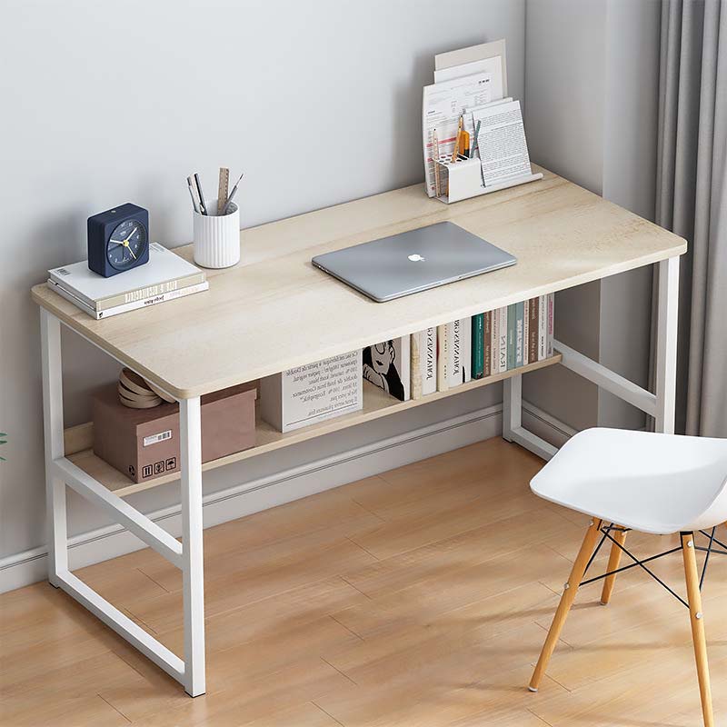 Computer desk Student desk Simple Family desk Double desk 80/100/120CM ...