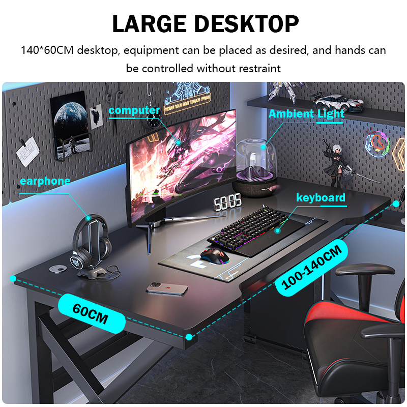 Gaming Table Pc Office Table for Room Computer Desk for Desktop Game ...