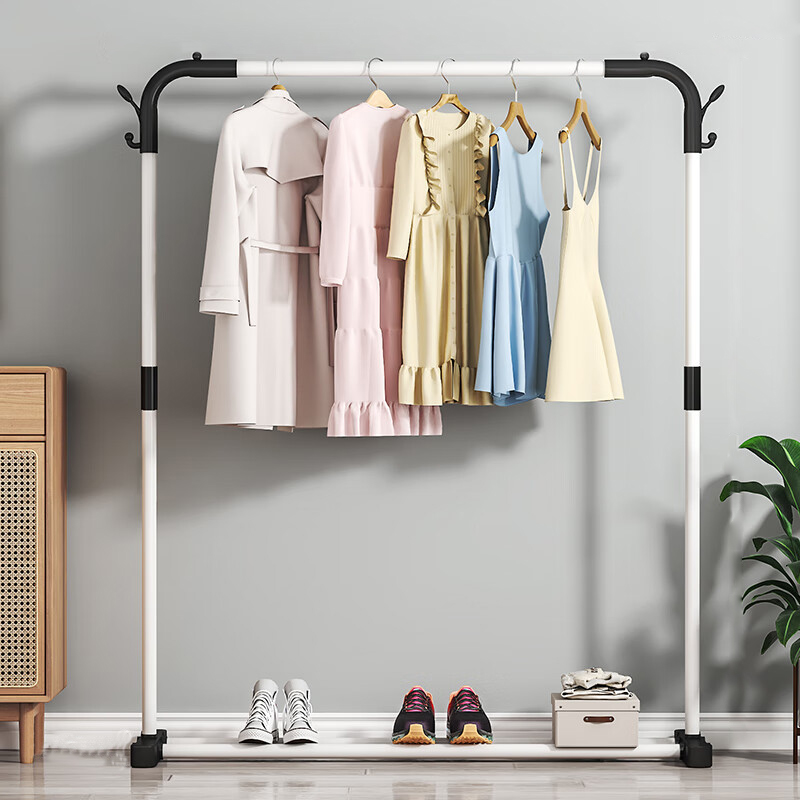 Single pole clothes rack Hanger for clothes Home living Bedroom clothes ...