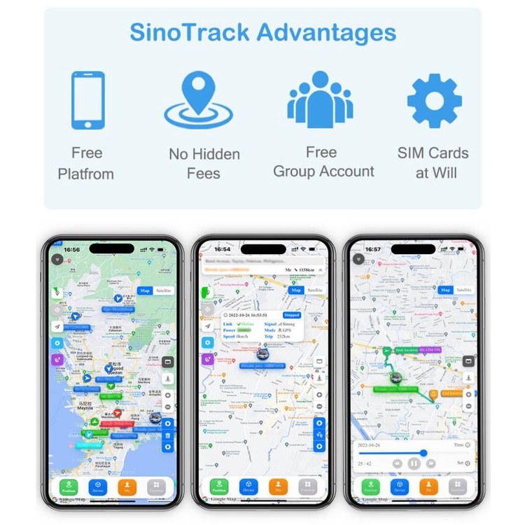 SinoTrack Mini GSM GPS Tracker ST-903 For Kids Person Car Big Built ...