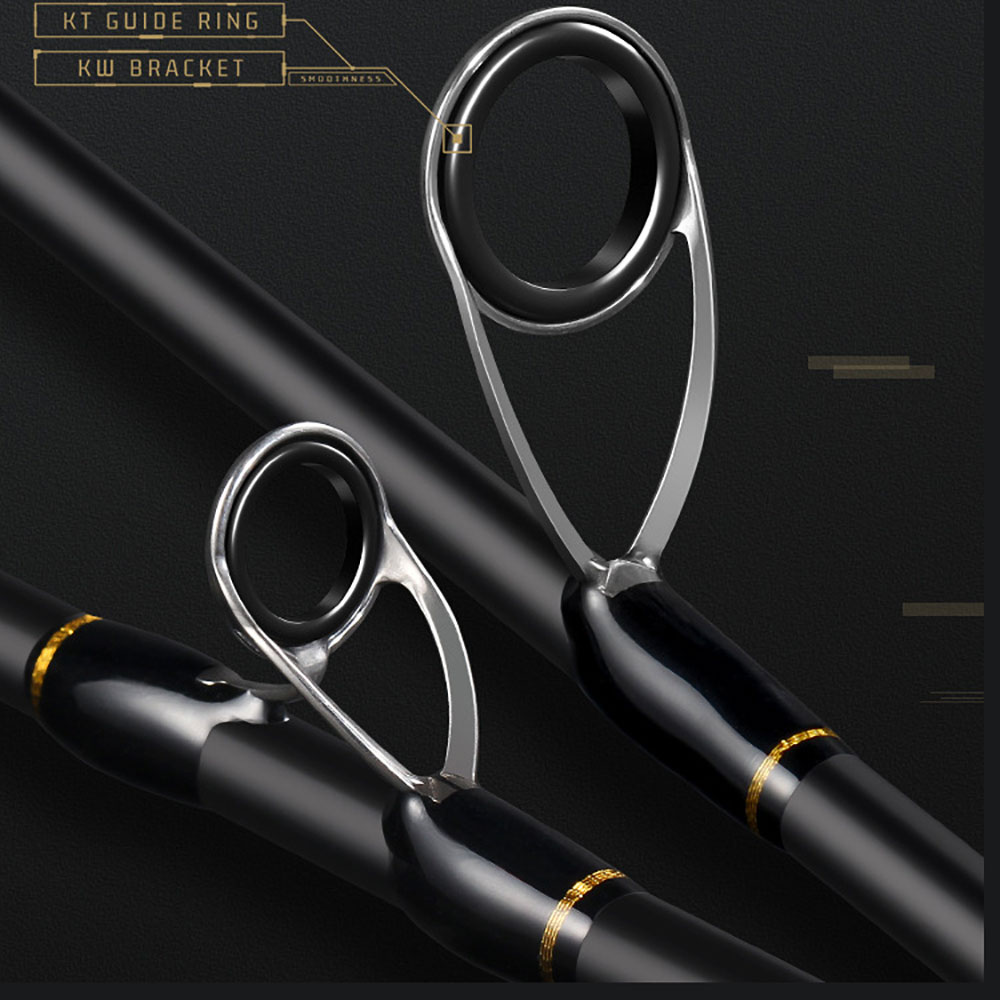 FUJI BLACK EAGLE Power Fishing Rod 1.68M-2.4M UL/ML/M/MH Tips Spinning ...