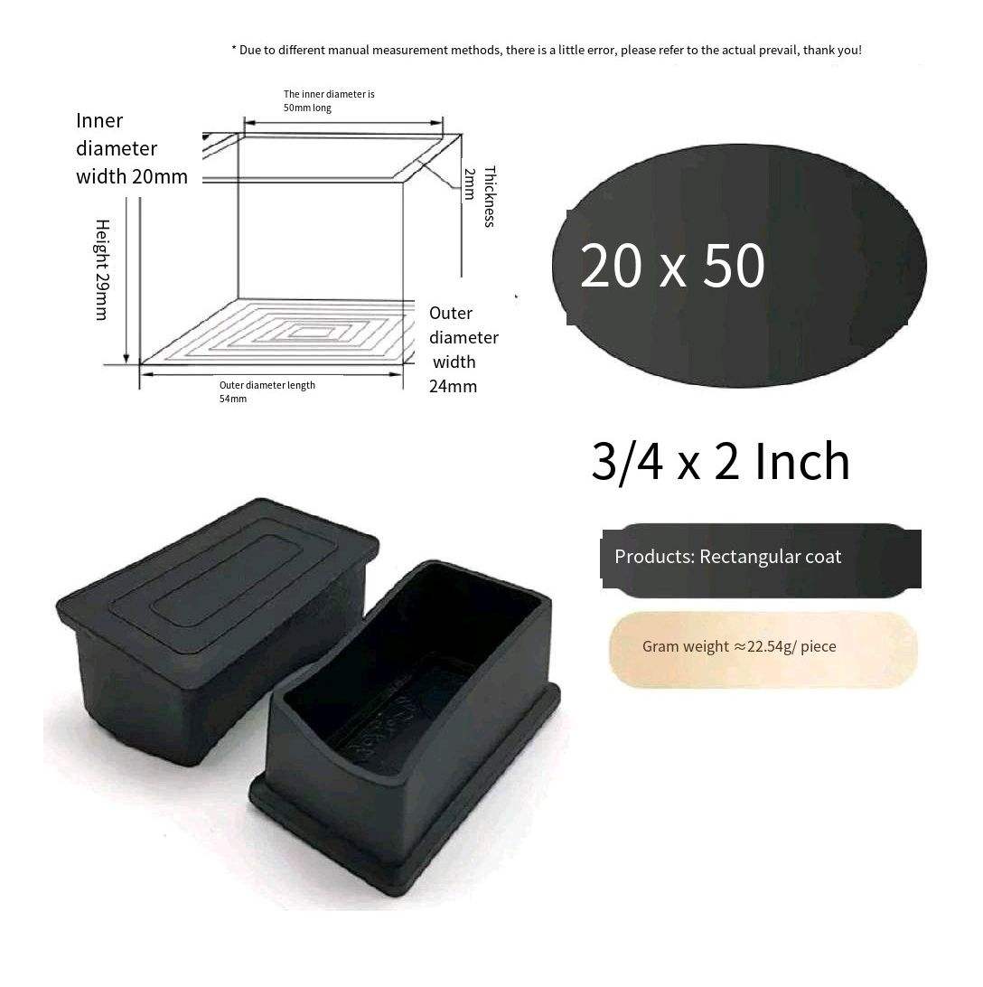 【Fast Delivery】1PC Rubber Footing Tubular Footing Square Tube ...