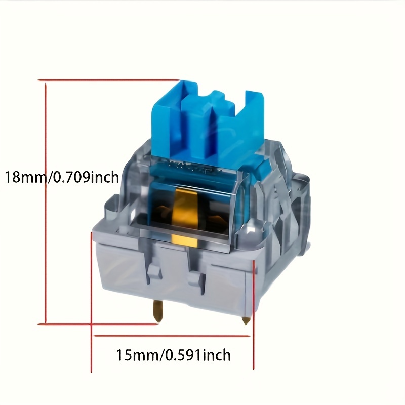 Mechanical Keyboard Switch Linear Tactile Silent Switches 110pcs 3Pin ...