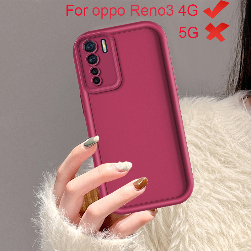 OPPO Reno 3 4G Case New Design Aesthetic Shockproof Silicone Soft TPU ...