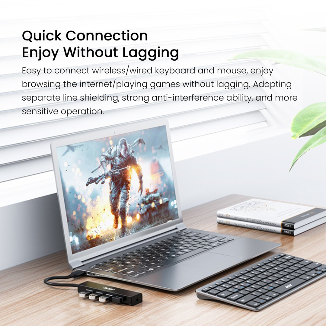 Acer USB Docking Station 4 in 1 USB HUB High-Speed Transmission Is ...