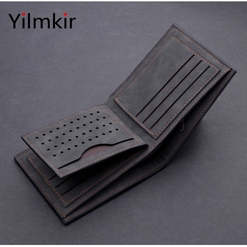 Business Men's Multi Card Credit Card Holder Coin Purse Fashion Retro ...
