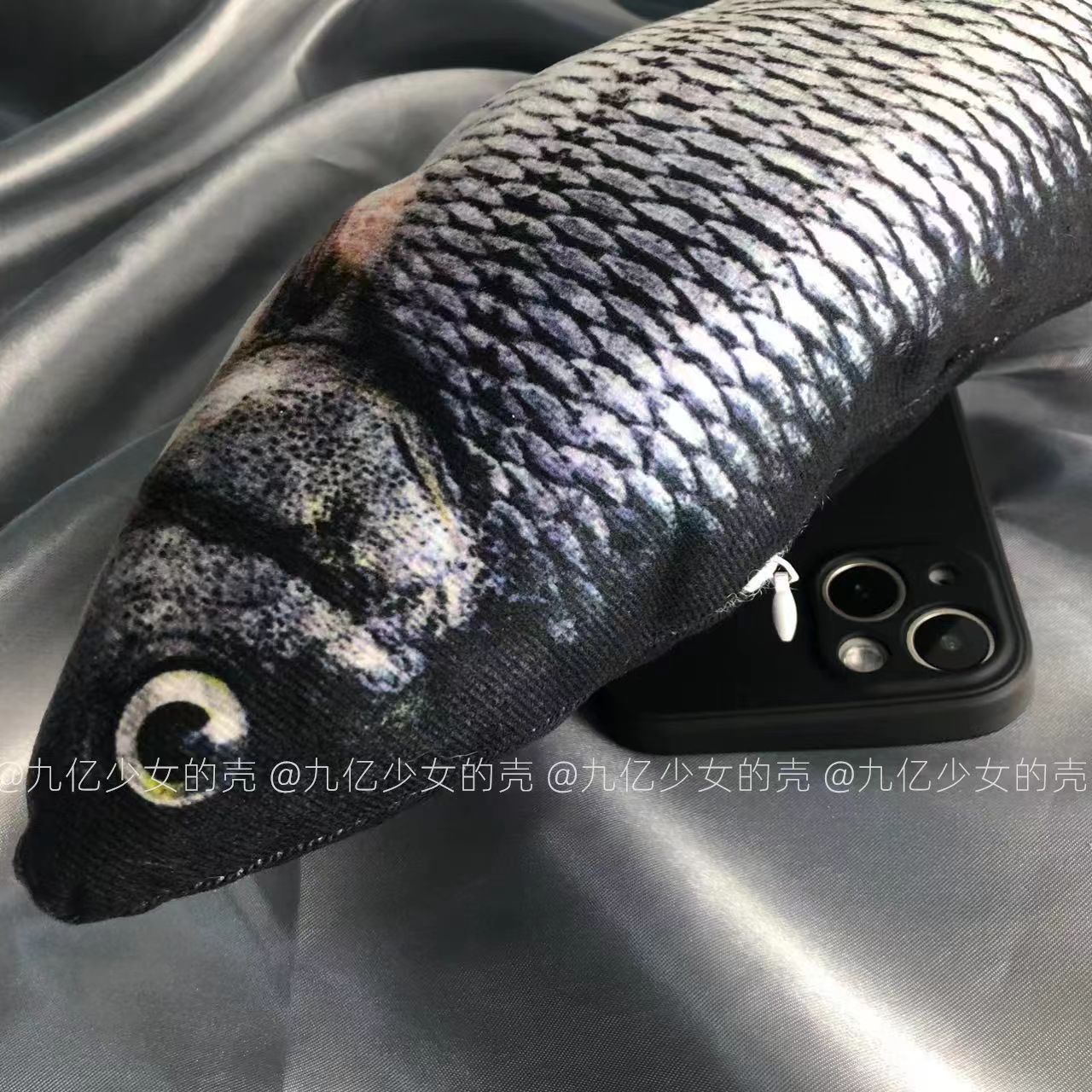 3D Funny Super Big Fish for iPhone 14 Case iPhone X/XR XS Max/6s/6/7 /8 Plus/SE2/SE3/11/12/13/14 ...