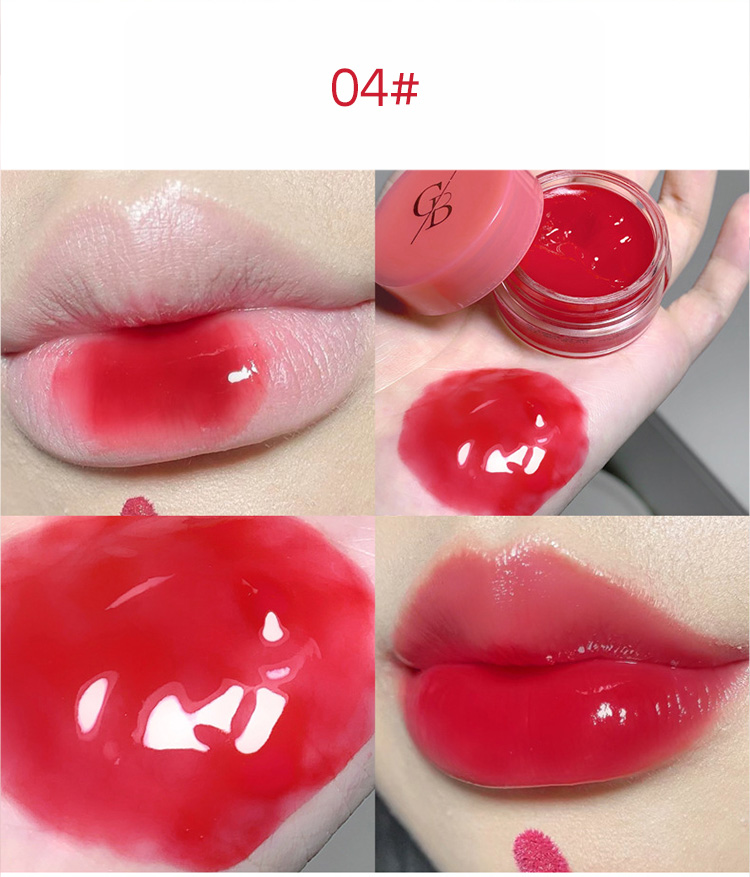 Canned Jam Lip Gloss Gege Bear Jam Lip Honey Moisturizing and Shiny Mirror Non Sticky Makeup Lip ...