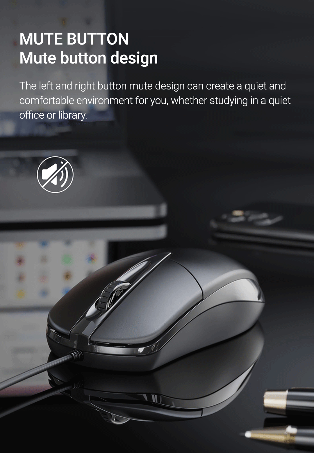 Acer USB Wired Mouse M119 Bass Button 1000DPI Comfortable and Durable ...