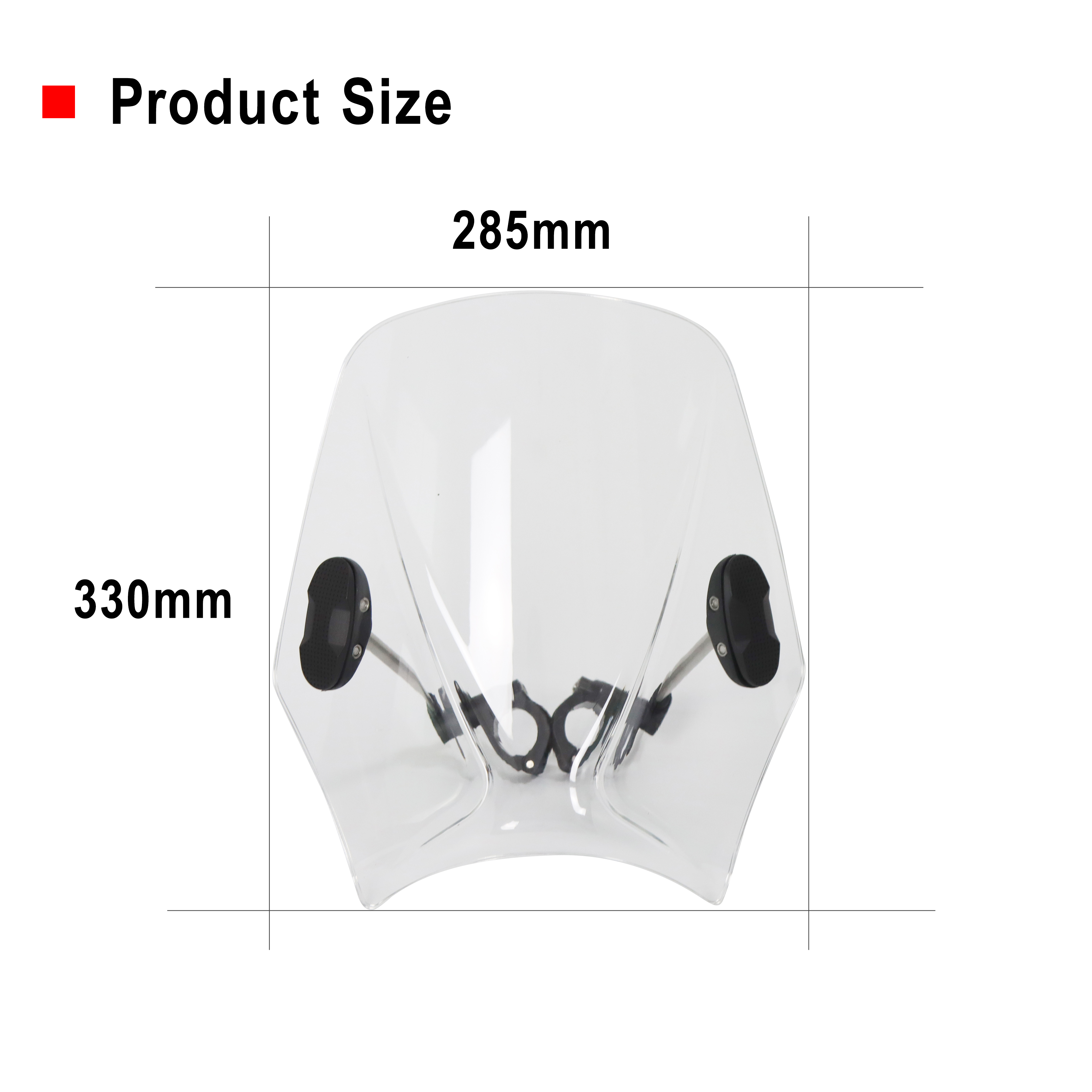 Motorcycle Windscreen Windshield Universal For Royal Enfield Bullet ...