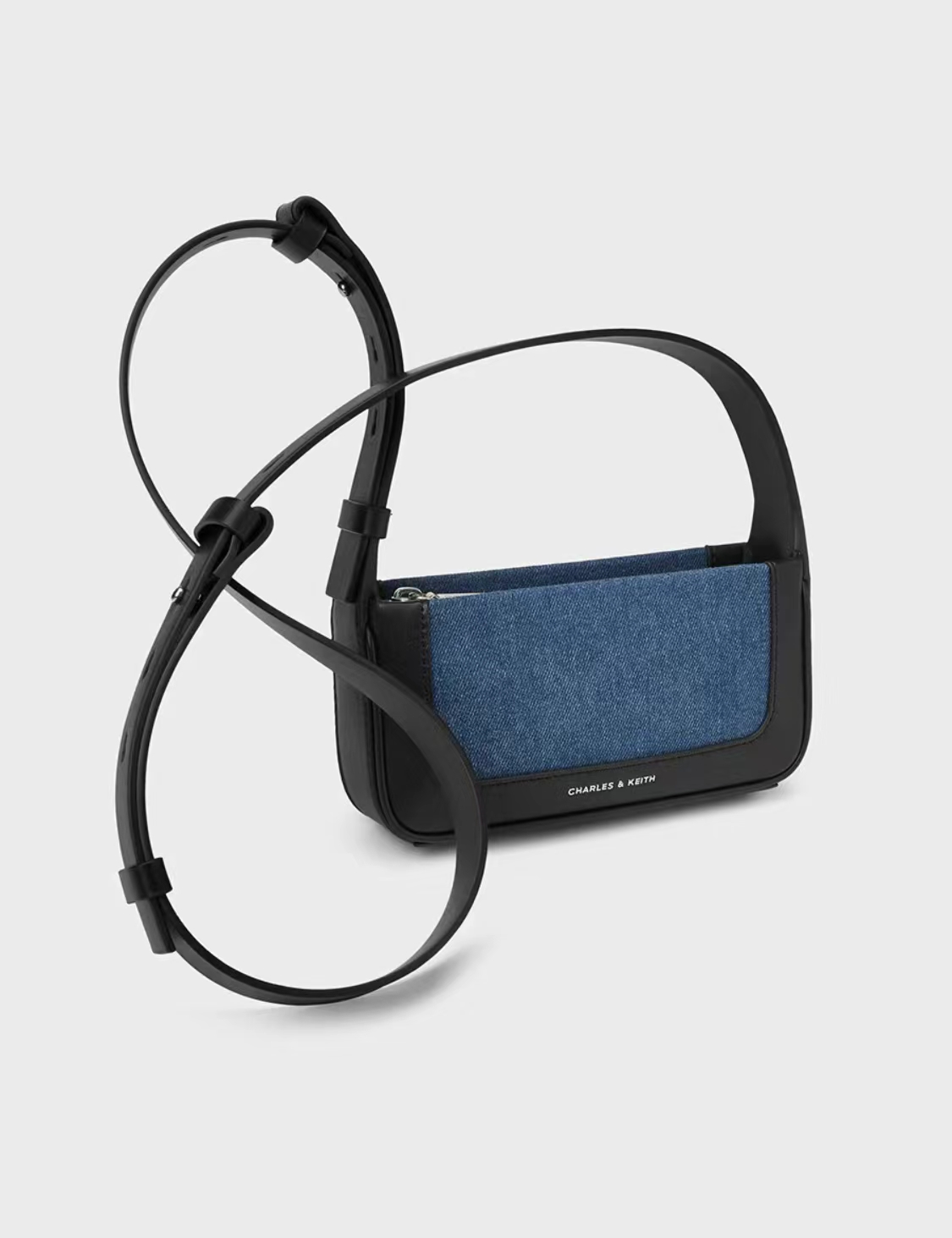 20671598 Denim portable armpit bag canvas small square bag for women ...