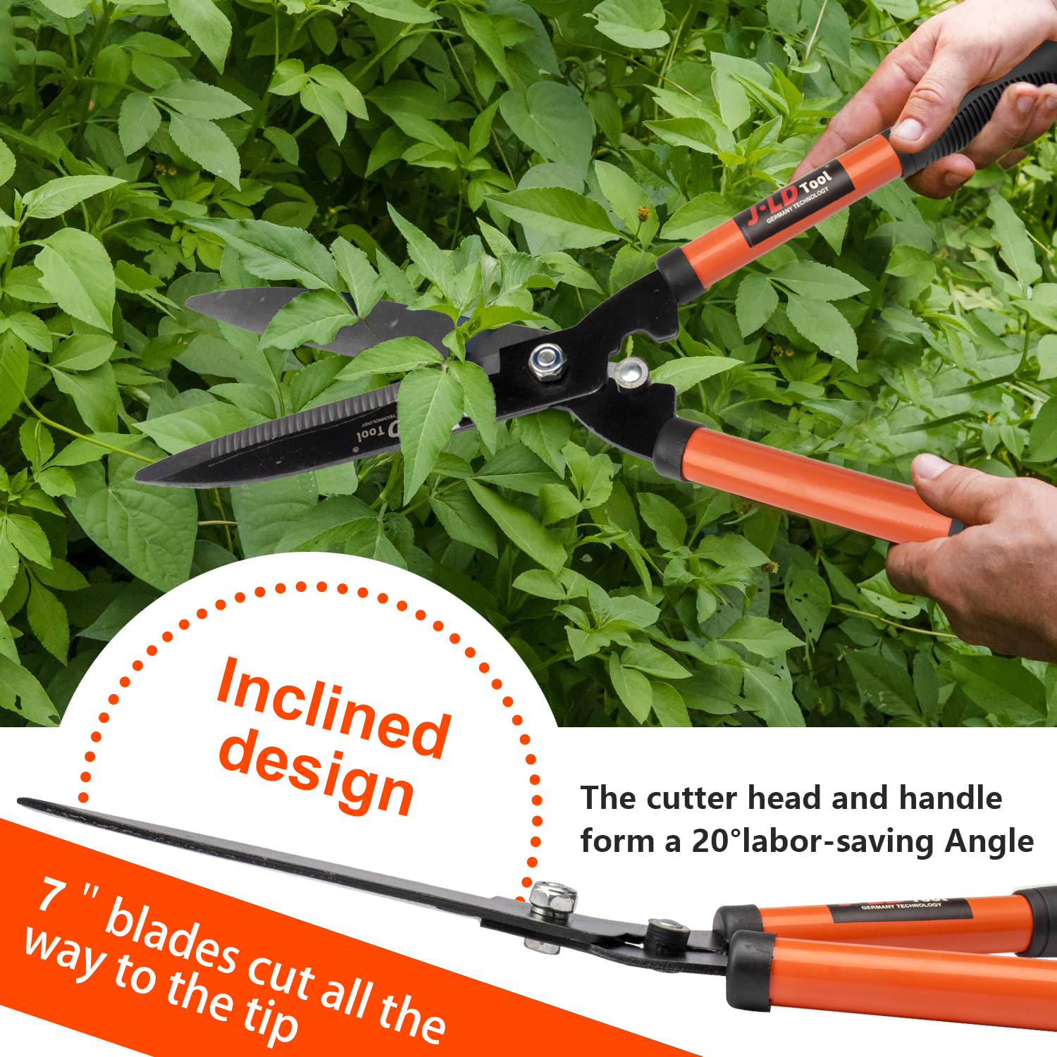 JLD TOOL Garden Scissor For Cutting/Trimming 53CM Lawn Scissors / Grass ...