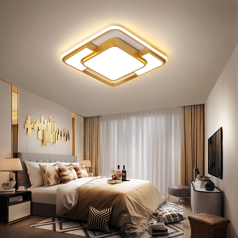 NEW LED 3-color ceiling lights for living room 220V nordic ceiling ...