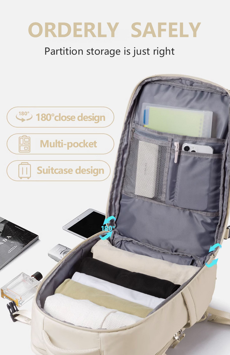 Waterproof Laptop Backpack 16 inch Multifunction Travel Backpack ...