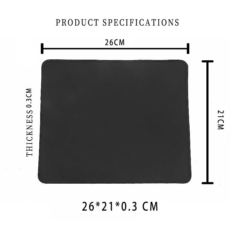 1PC Gaming Office Mouse Pad: Locked-edged, washable, portable - perfect ...
