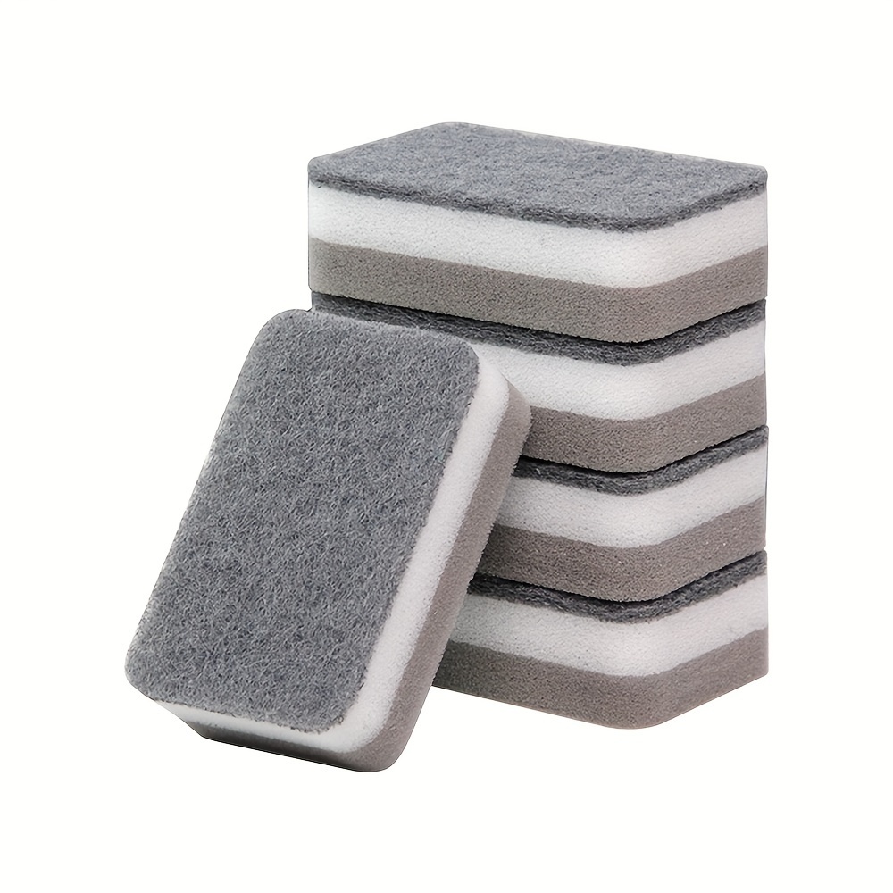 12-Pack Dual-Side Scrub Sponges - Thickened High-Density for Kitchen ...