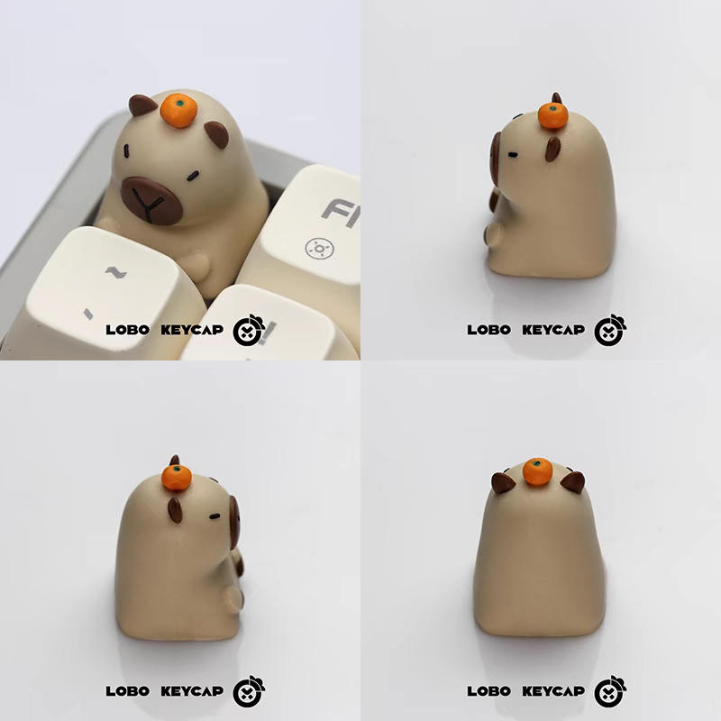 Capybara keycaps keycaps Mechanical Keyboard Dedicated Button Cute ESC ...