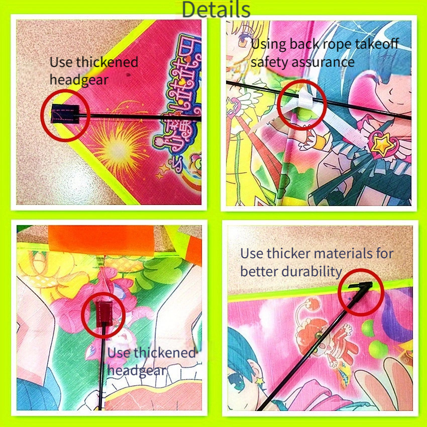 1 set of 90 cm colorful butterfly kite outdoor flying toys, 30 long ...