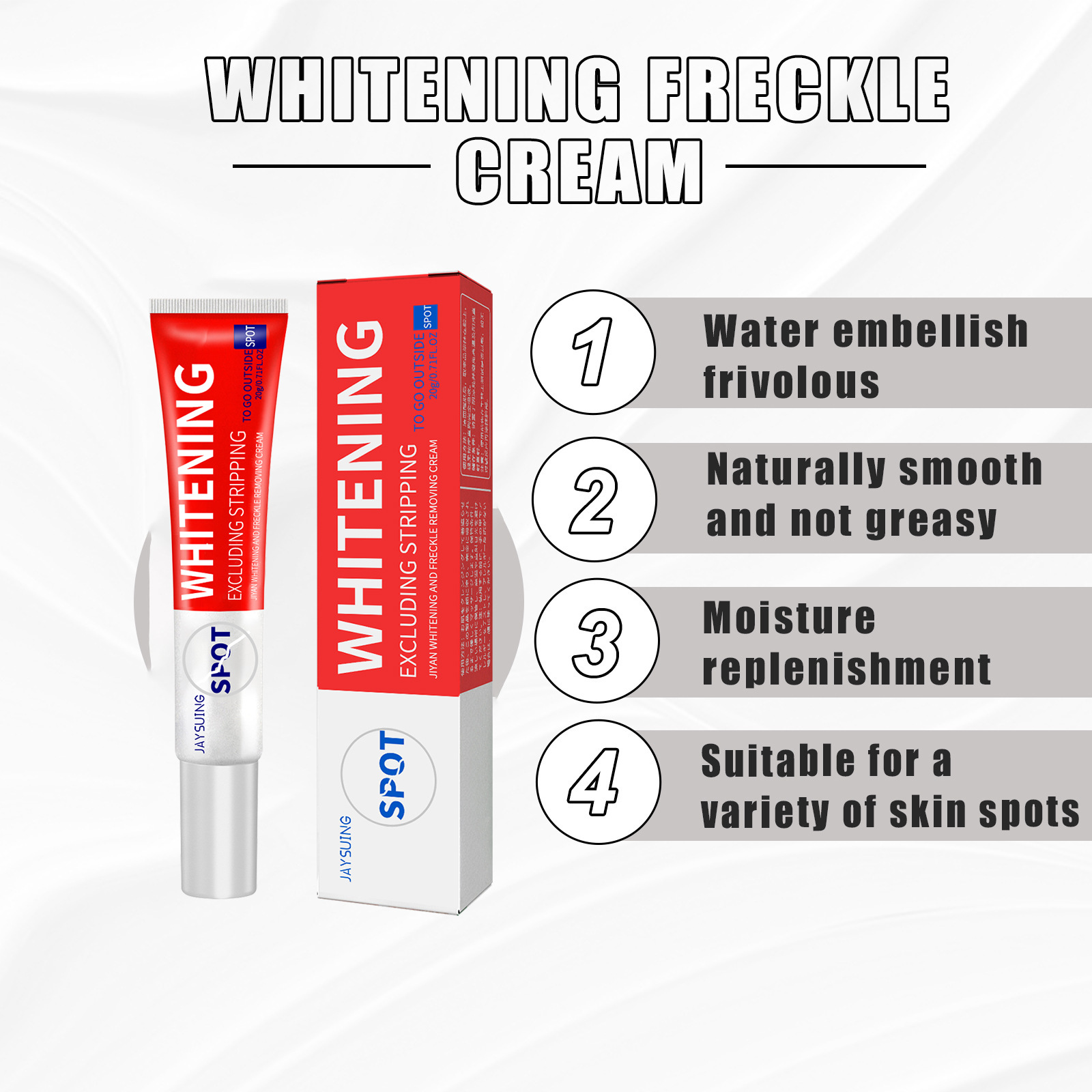 Jaysuing Whitening Excluding Stripping Cream 20g Freckle Removal Cream ...