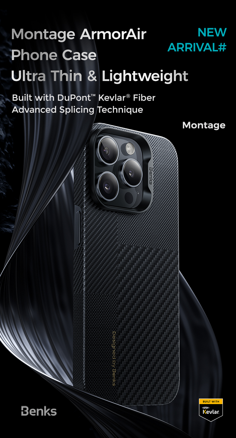 [Benks Official] Benks Montage ArmorAir Magnetic Case built with Kevlar ...