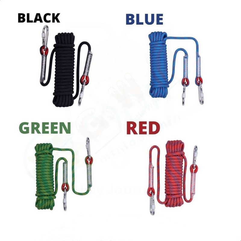 【Fast Shipping】10mm Climbing Rope Safety Rescue Utility Rope Static ...