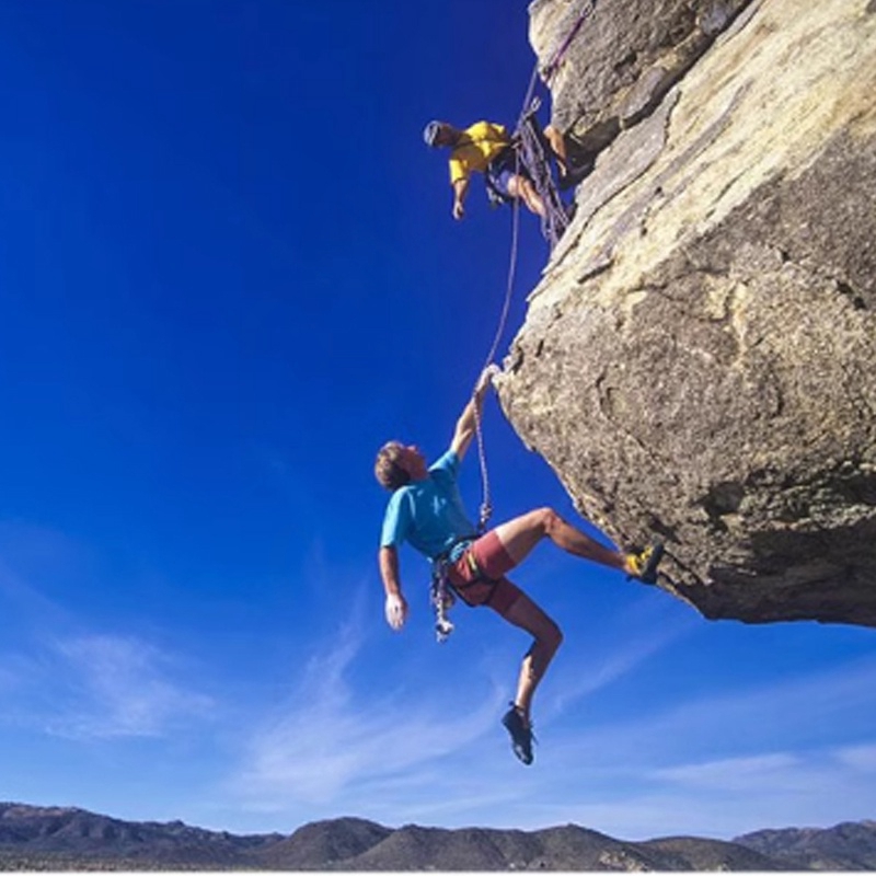 【COD】10/20M Static Utility Rope With 2 Carabiner Outdoor Safety Rope ...