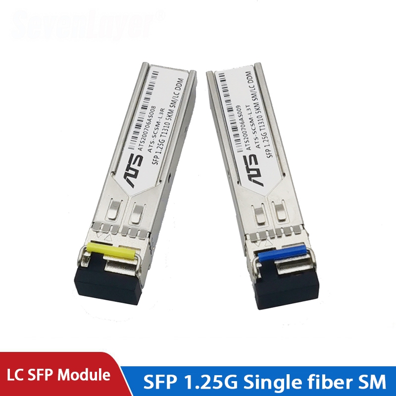 1 Pair SC/LC 5KM 20KM Gigabit SFP Module BiDi Single Mode Fiber Optical ...