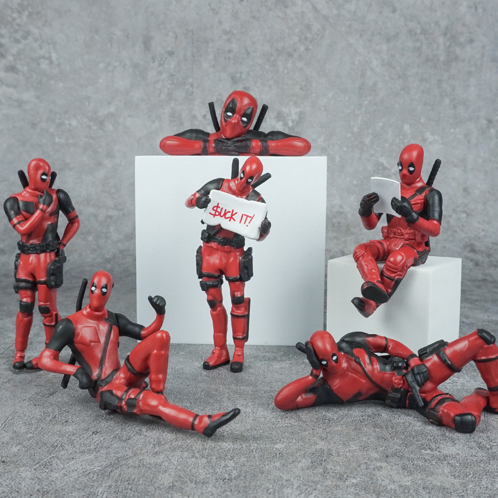 3Pcs/6Pcs/Set Movie X-Men The Avengers Deadpool 6 Pattern Sitting ...