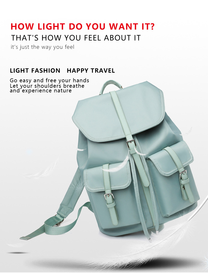 Fashion Korean Backpack for Women Anti-theft Waterproof Lightweight ...