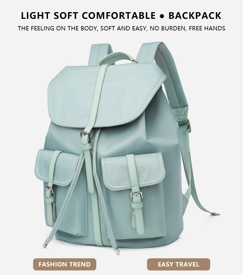 Fashion Korean Backpack for Women Anti-theft Waterproof Lightweight ...