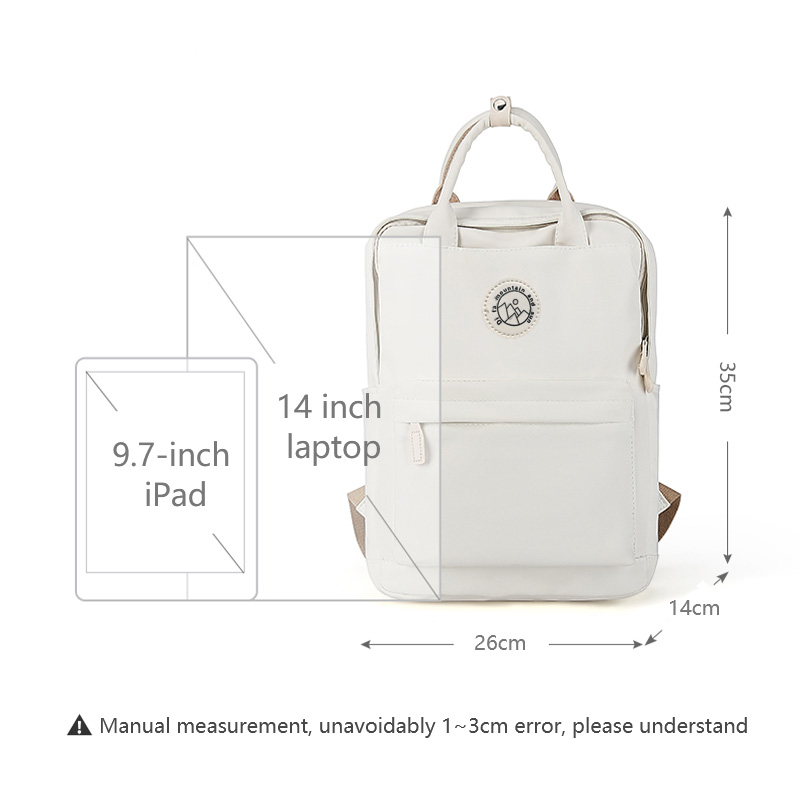 Korean Student Backpack Waterproof Large-capacity School Bag Women's ...
