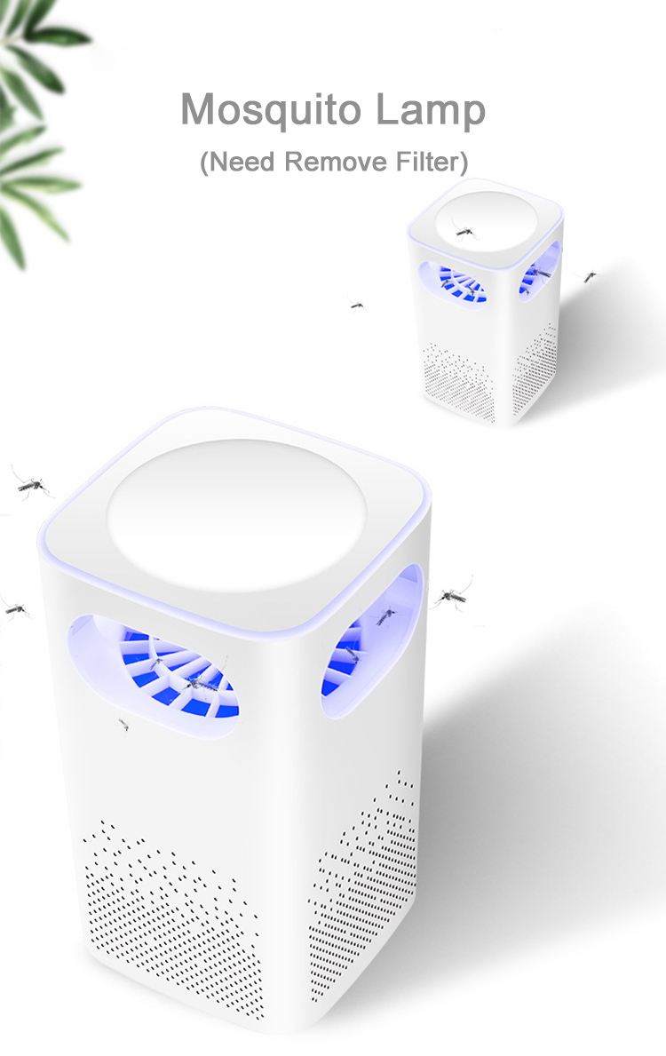 2 in 1 Air Purifier/Mosquito lamp for Room with Activated Carbon HEPA ...