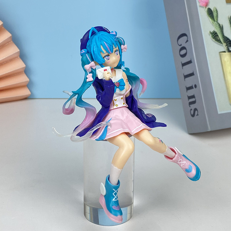 15cm Japan Anime Virtual Idol Hatsune Miku Figure Morning Glory Hatsune ...
