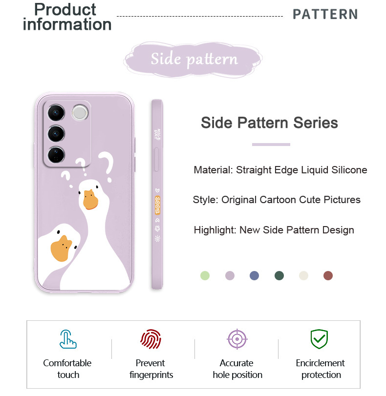 Stunned Duck Phone Case For VIVO V29 V29E V27 V27E V23 V25 V25E V23E ...