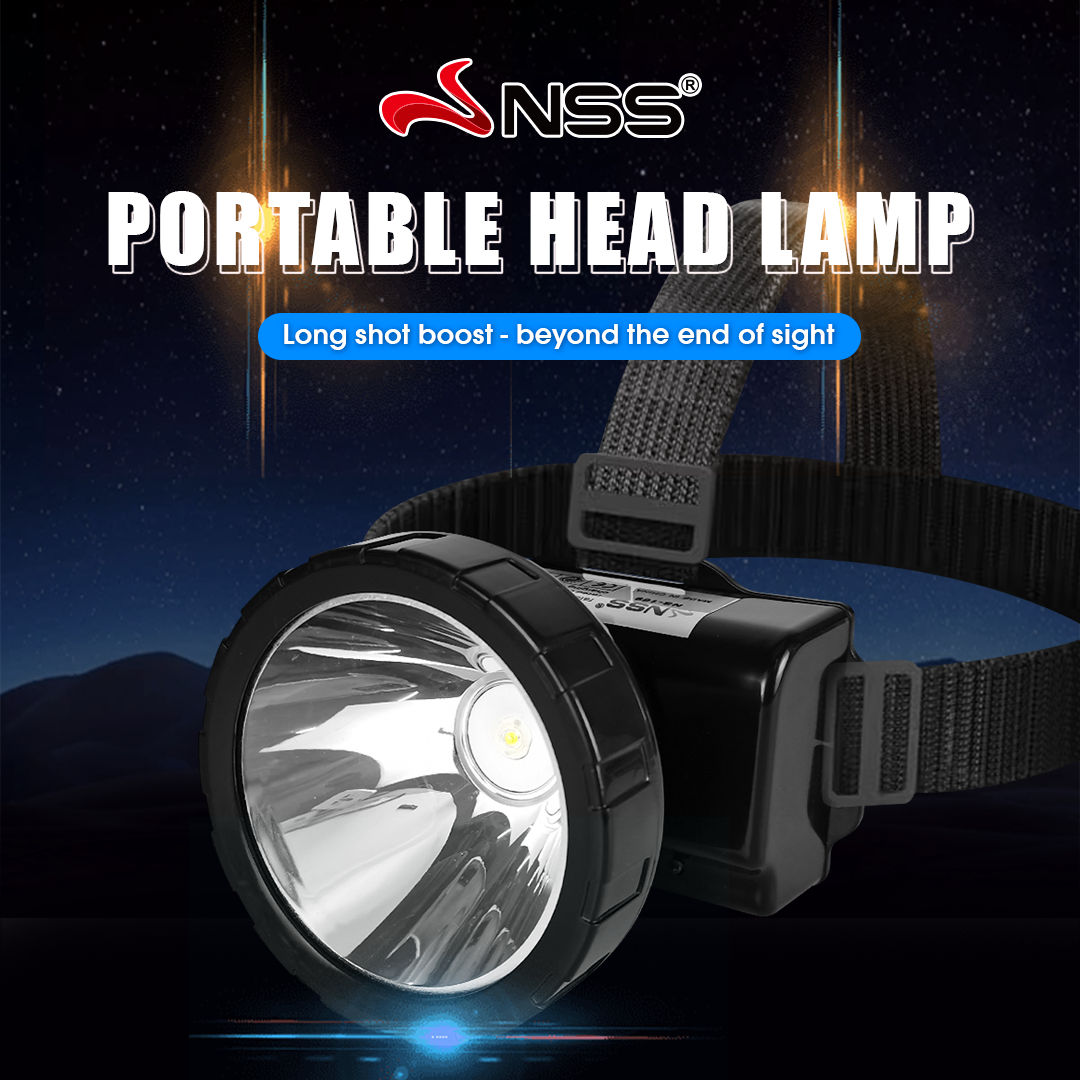 NSS Emergency Light 2pack Solar Head Lamp LED Rechargeable Camping ...