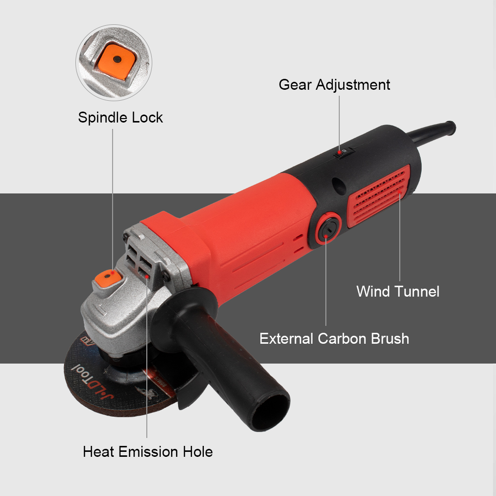 JLD Angle Grinder Heavy Duty 480W Corded Angle Grinder J0806 11000R/MIN ...