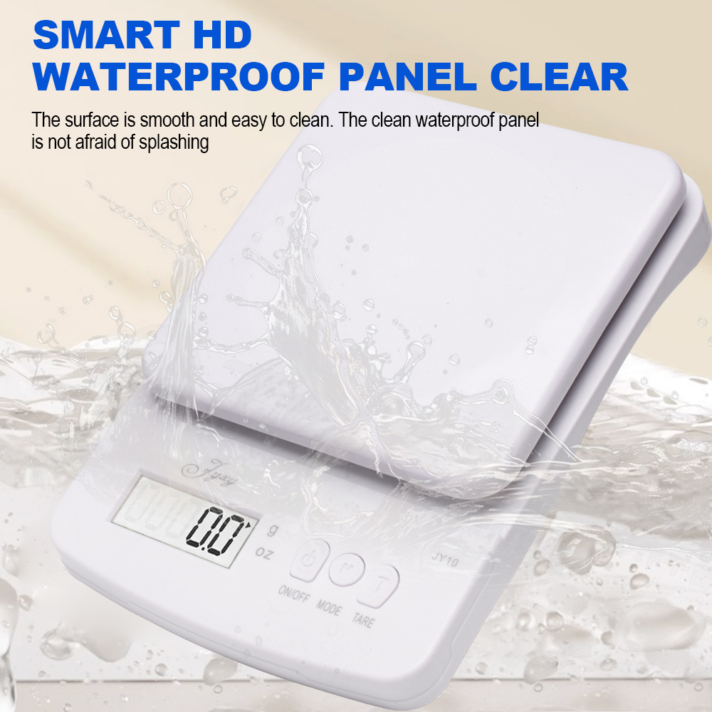 JLD Portable Food Scale JY10 Food Weight Scale WIHTE Digital Weighing ...